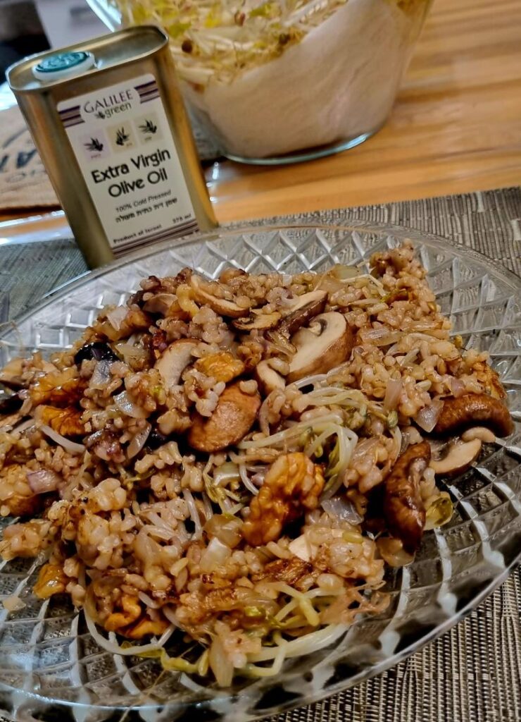 Mejadra Israeli Rice/Lentil Dish – Galilee Green